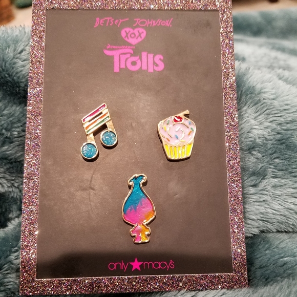 Betsey Johnson | Jewelry | Betsey Johnson Trolls Pins | Poshmark